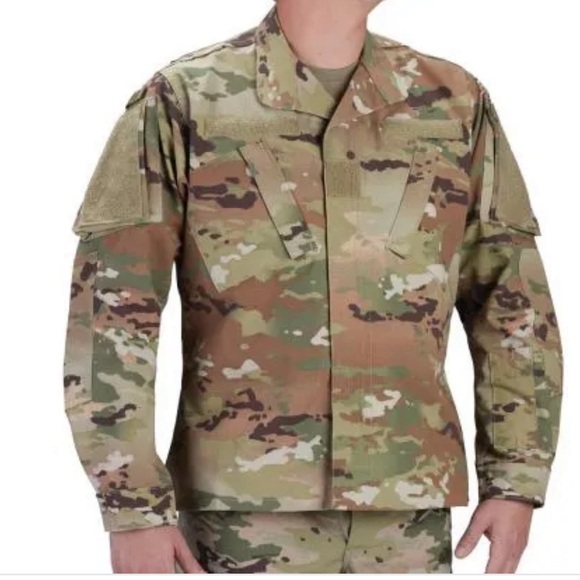Jackets & Coats | Us Army Combat Uniform Jacket Xlr Used Ocp Multicam ...